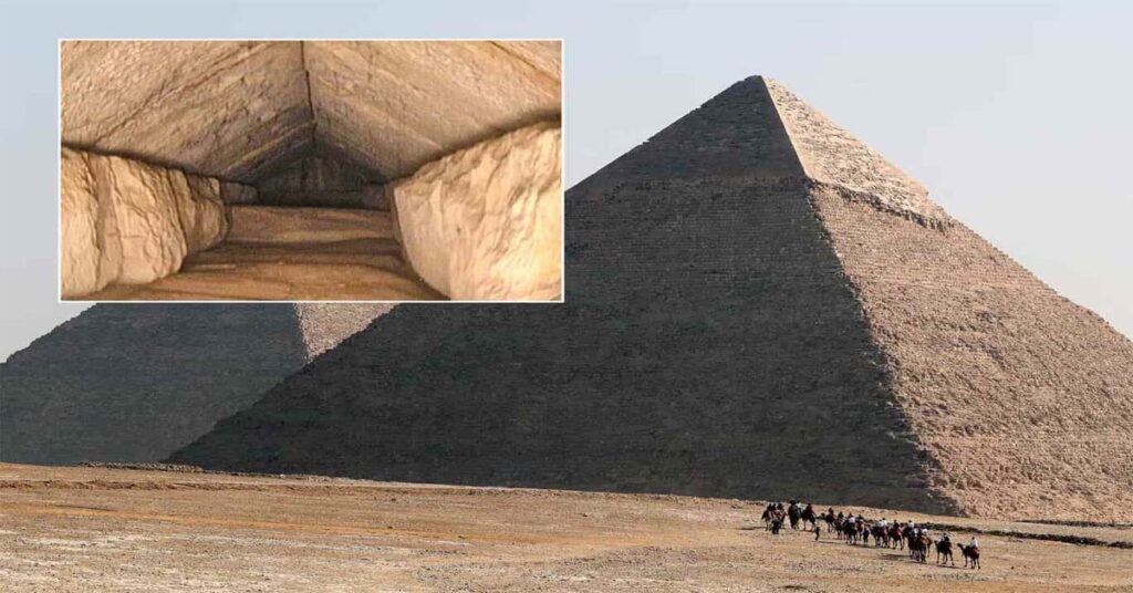 Hidden Chamber Revealed Inside Great Pyramid Of Giza Archaeology Worlds